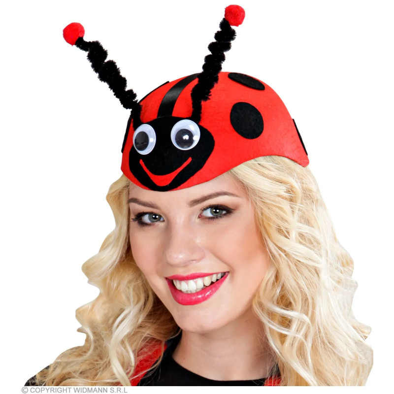 Ladybug hat for children and adults – a fun carnival accessory | Ditte.eu