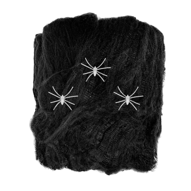 Spider web with 3 spiders, 50 g