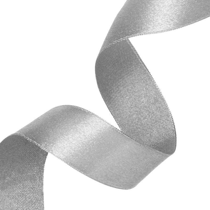 Satin ribbon gray 50mm, 23m