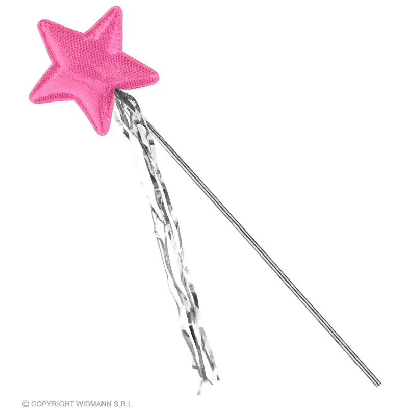 Magic wand with pink star