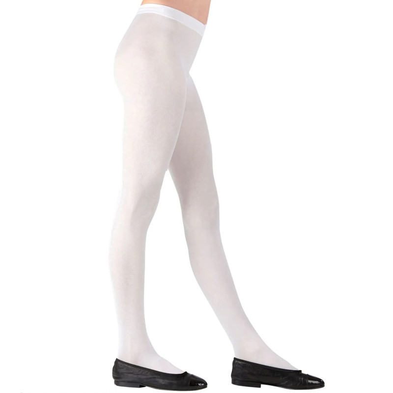Children's tights 40 DEN white, 1-14 years Size 158 cm (11-13 y)
